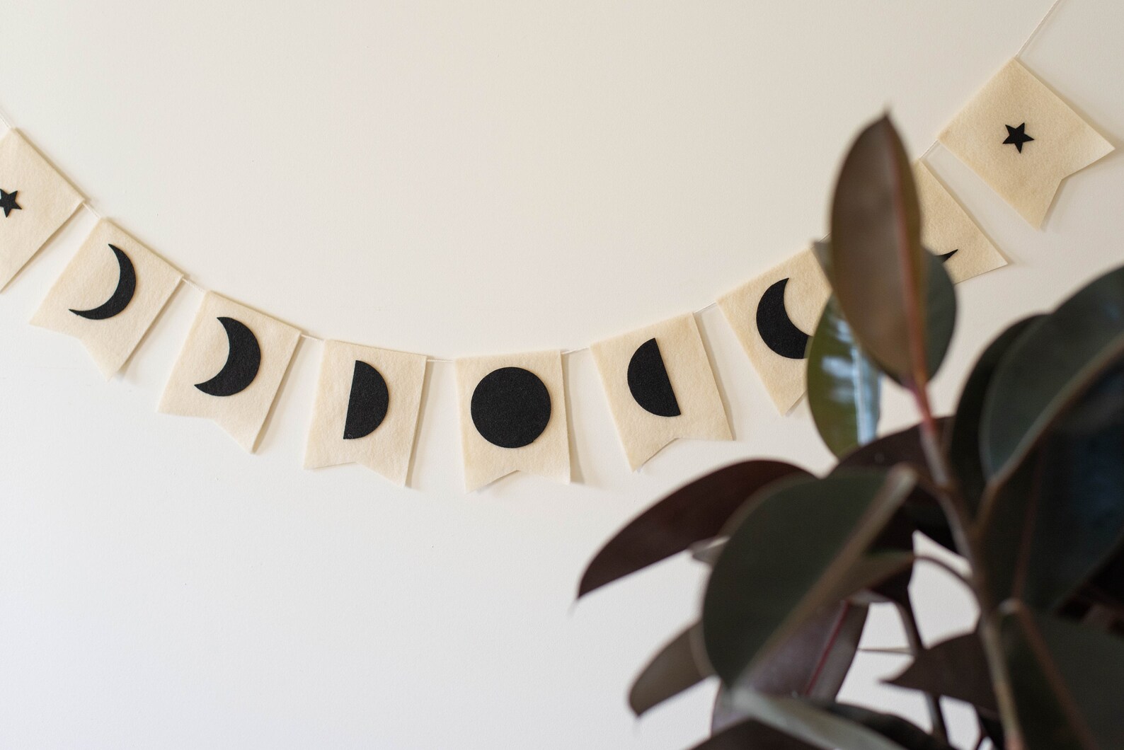 Celestial Moon Phase Banner With Stars - Etsy