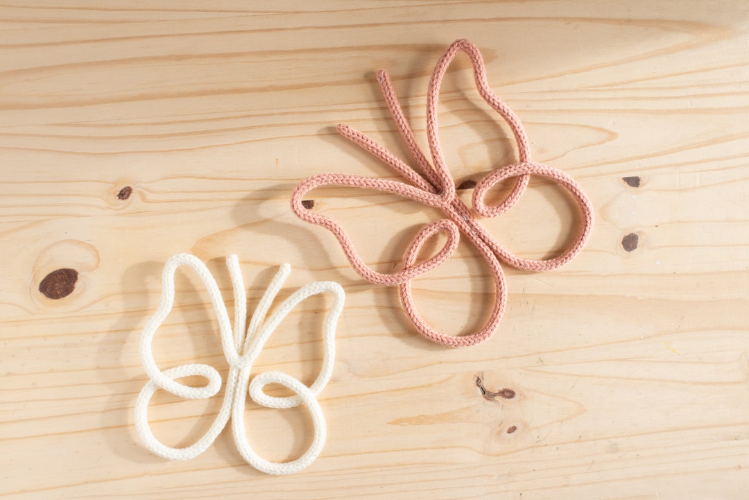 Custom Butterfly Knitted Wire 3D Wall Hanging in Custom Colors Nursery ...