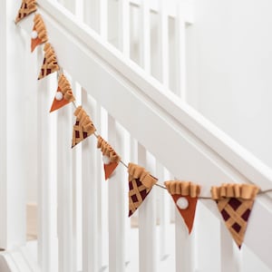 Felt Thanksgiving Pie Banner Garland | Berry and Pumpkin Pie Flags With ...