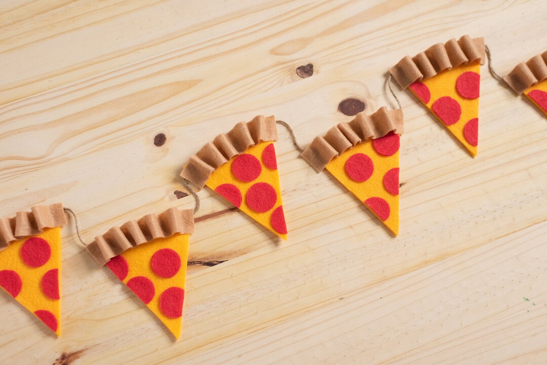 Pizza Slice Banner Decor | Pizza Party, Classroom Decor, Birthday Party ...