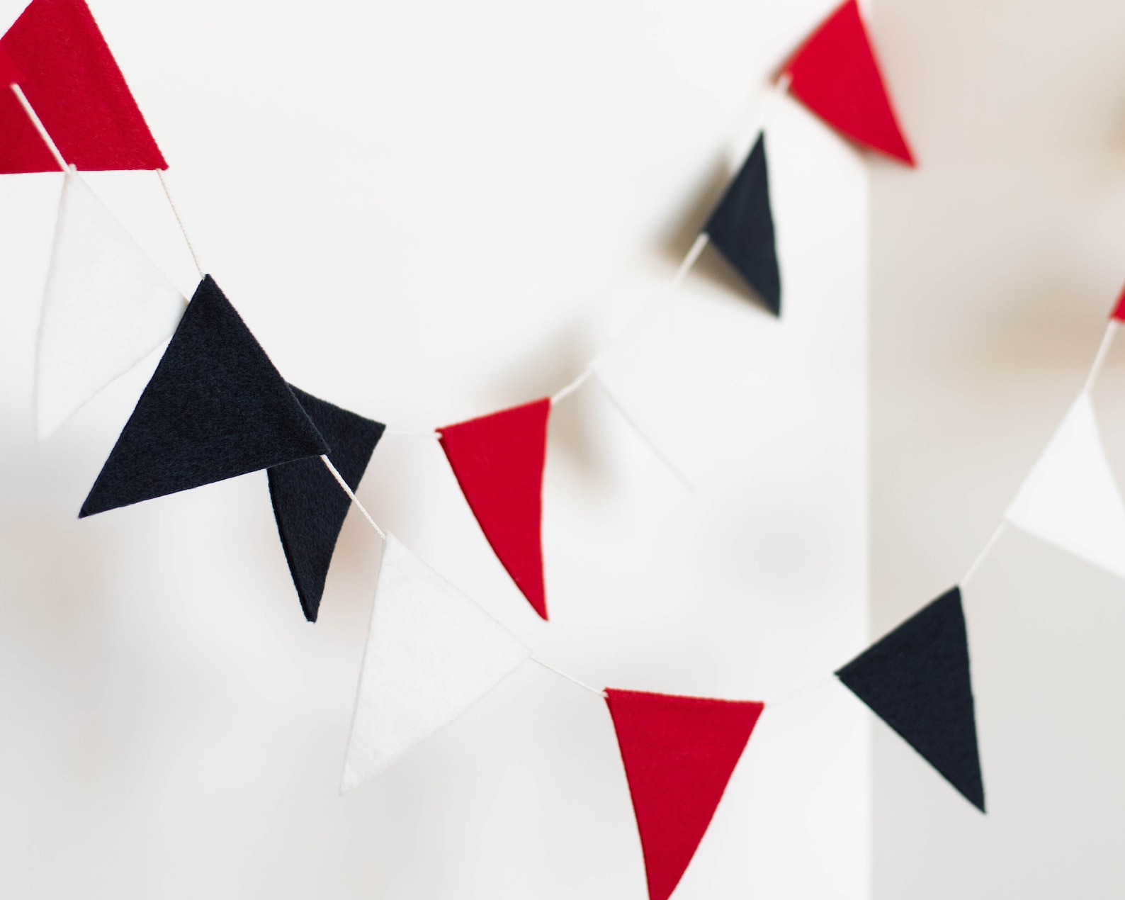 CUSTOM Blank 5ft Felt Triangle Flag Banner for Children and - Etsy