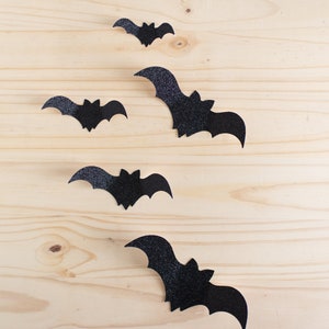 Pink & Black Glitter Bat 3D Wall Decor | Halloween - Etsy