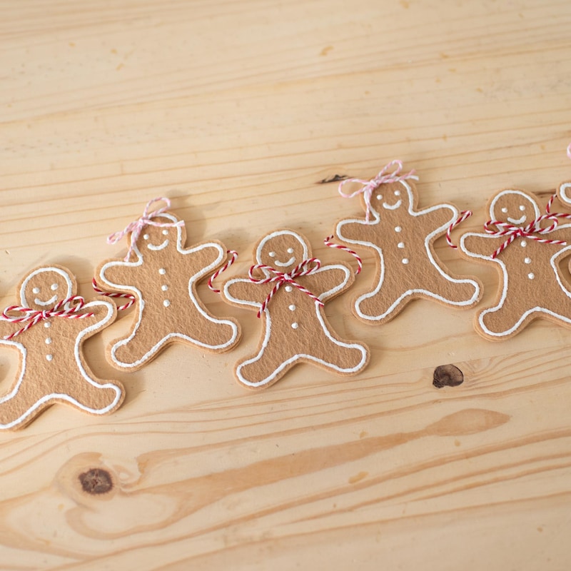 Gingerbread Garland - Etsy