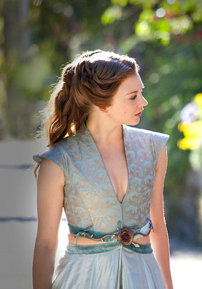 Margaery Tyrell Dress COMMISSION ONLY rose Belt Sold Separately - Etsy