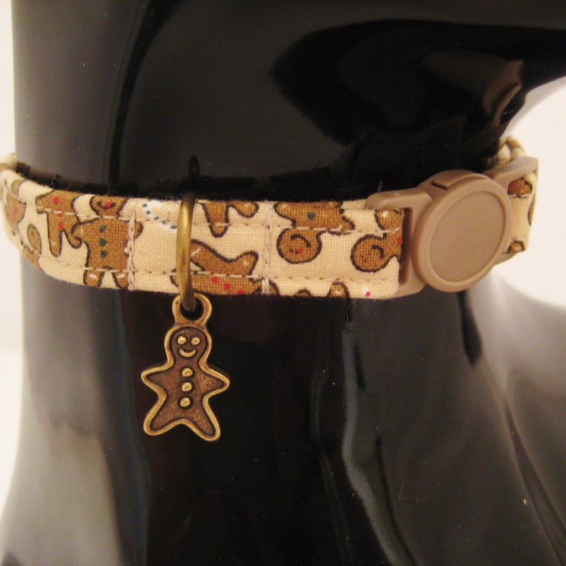 Gingerbread Cat Charm - Etsy