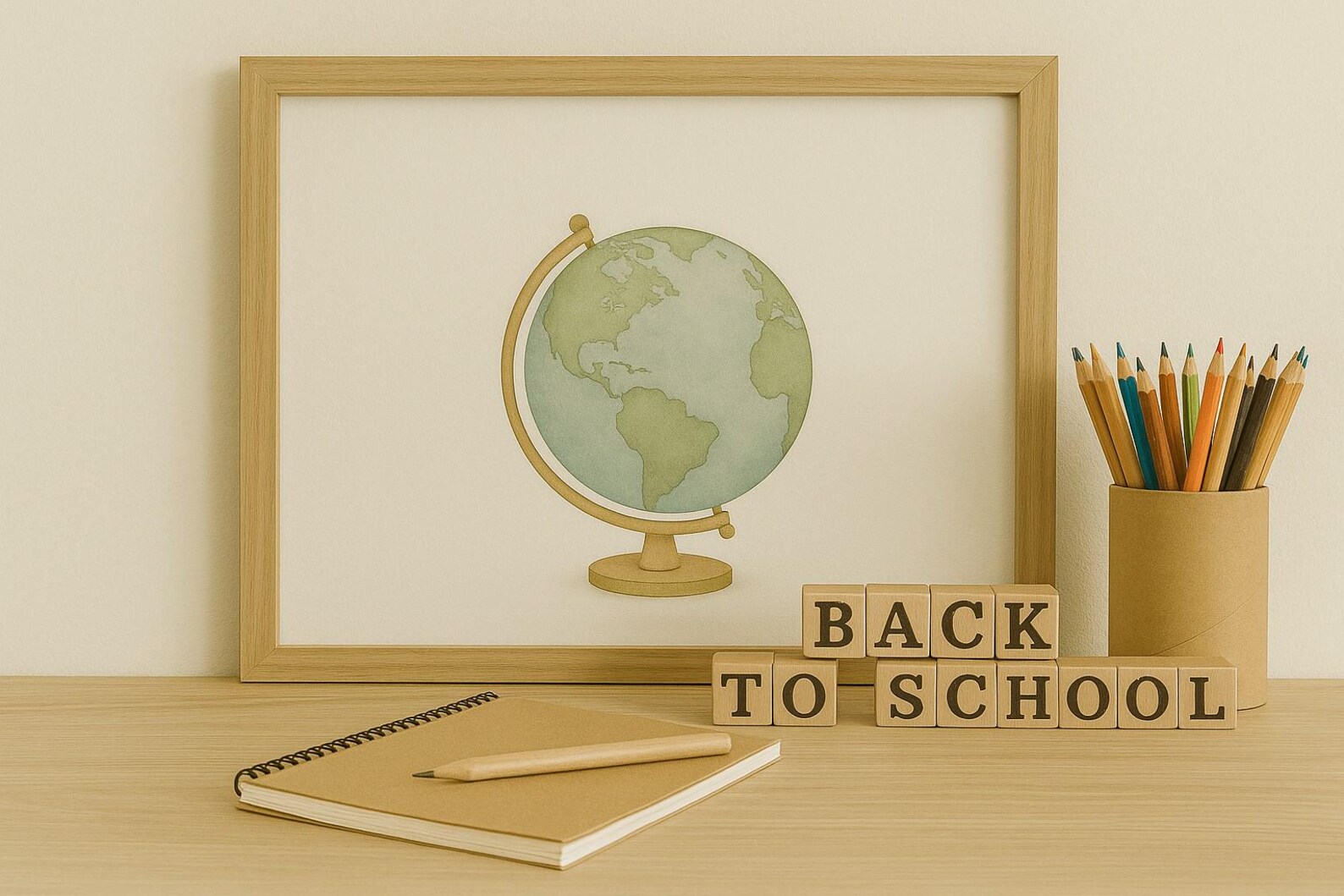 Digital Download | Watercolor Globe Printable | Back to School Playroom ...