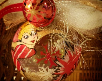 Handpainted ornament | Etsy