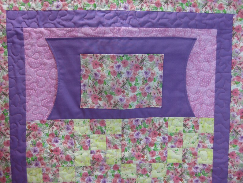 Floral Wheelchair Lap Quilt With Pockets (32 X 40 Inches) - Etsy