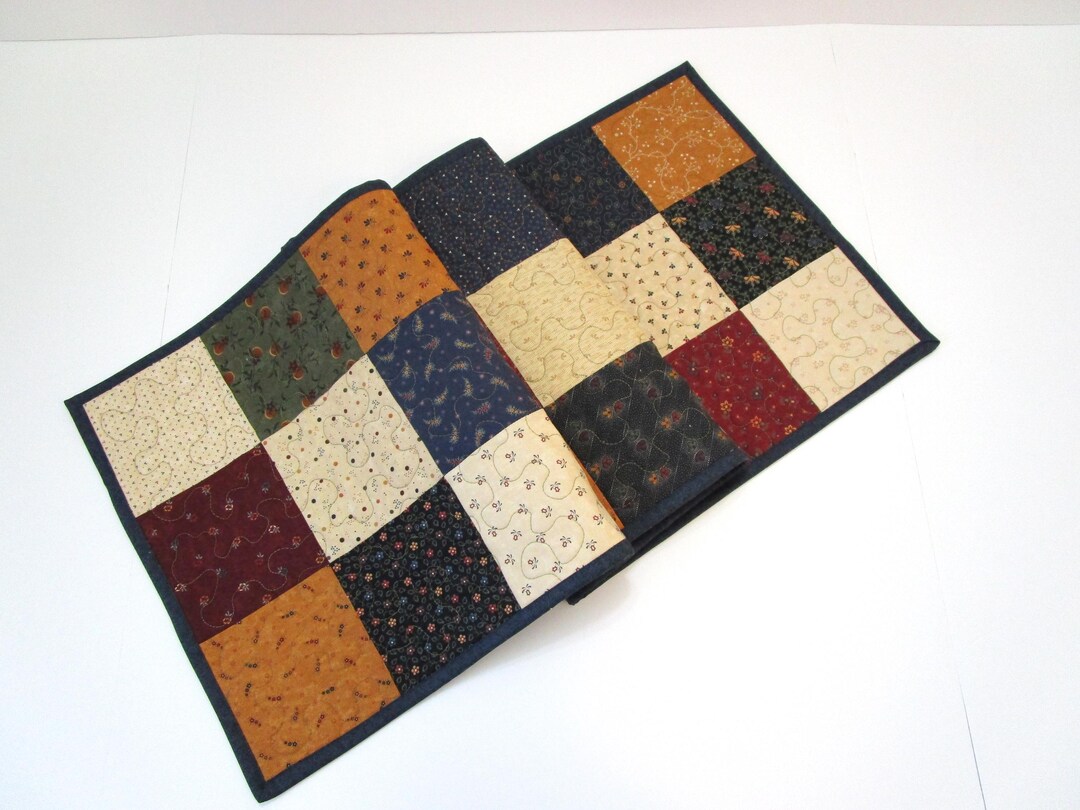 Quilted Table Runner, Patchwork Table Runner, Country Table Runner ...