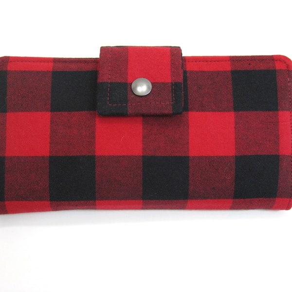 Plaid Wallet - Etsy