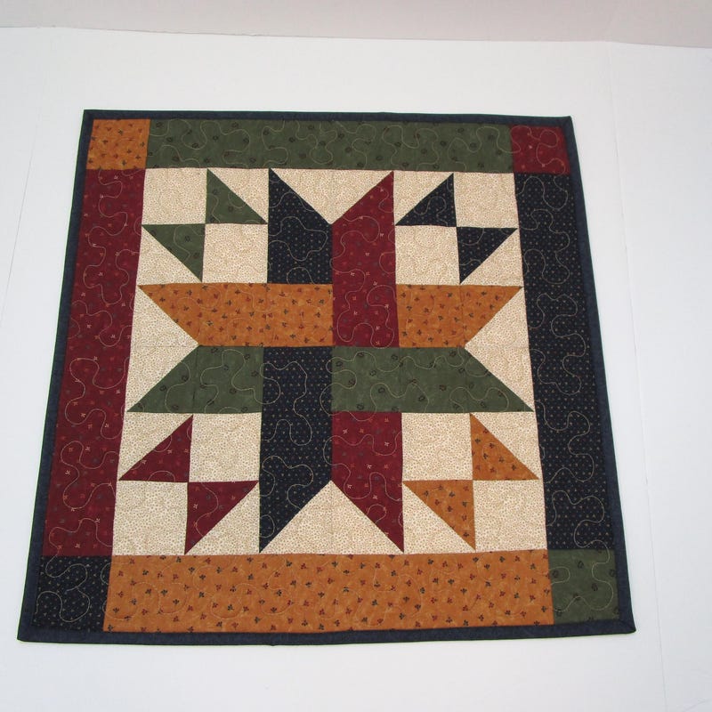 Quilted Table Topper - Etsy