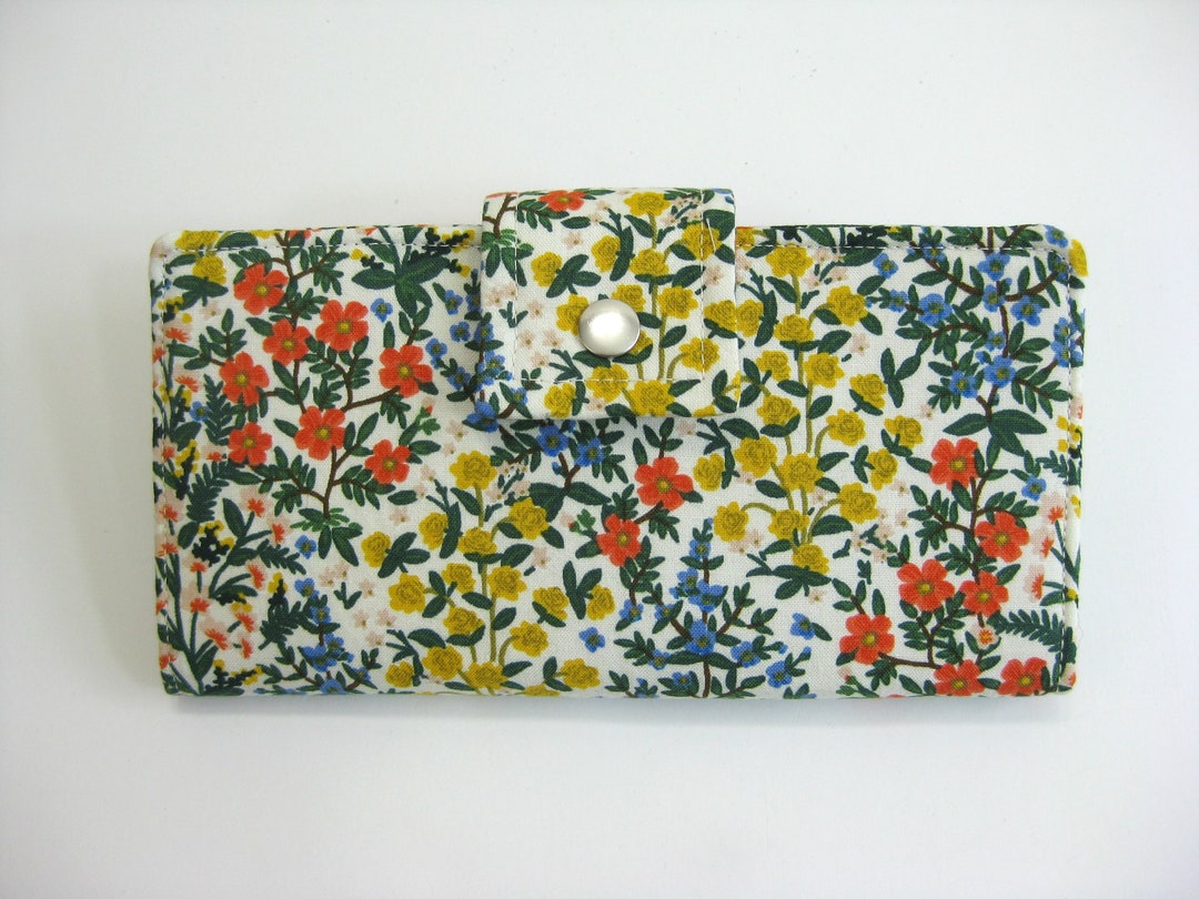 Womens Wallet, Cloth Wallet, Ladies Wallet, Vegan Wallet, Rifle Paper ...