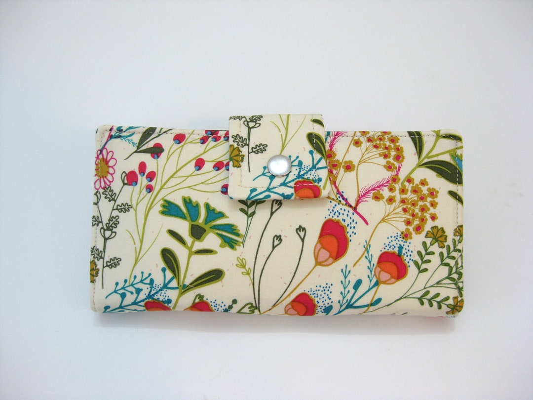 Womens Wallet Ladies Floral Wallet Wallets for Womens Vegan - Etsy