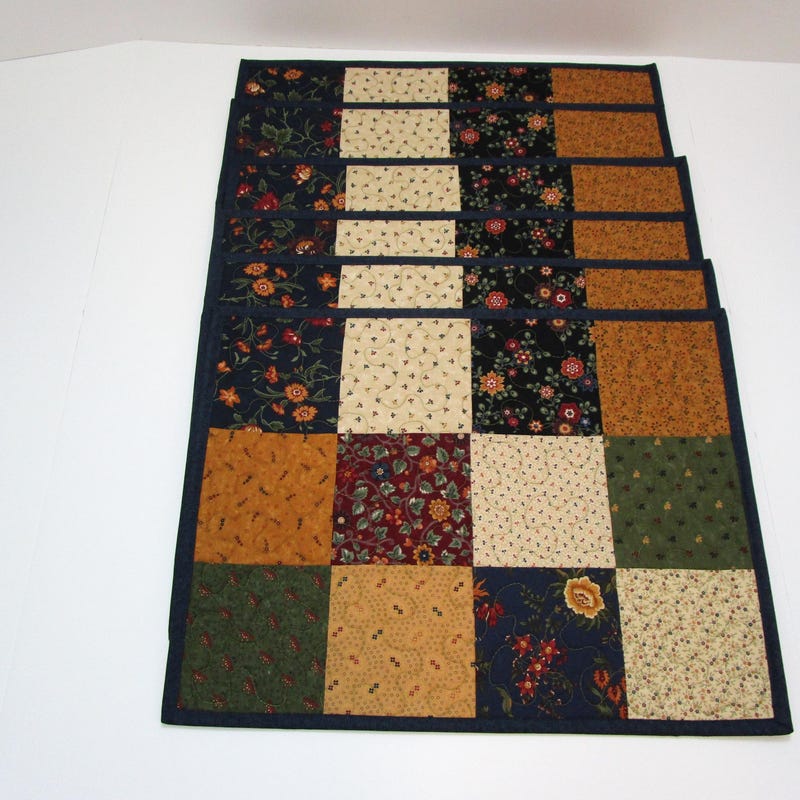 Quilted Placemats - Etsy