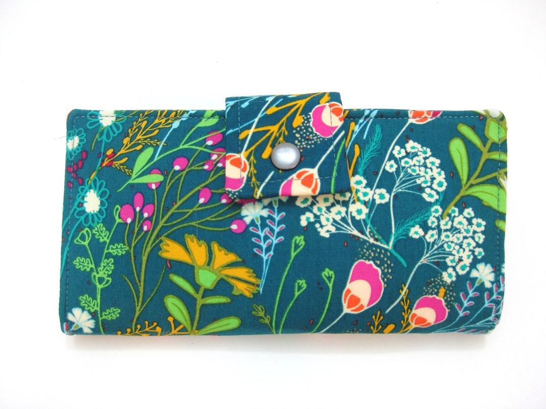 Womens Wallet Ladies Floral Wallet Wallets for Womens Vegan - Etsy