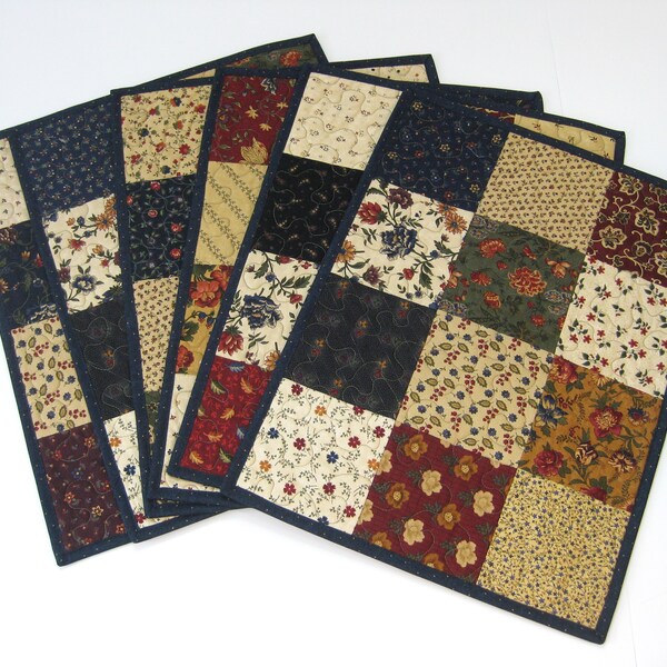 Patchwork Placemats - Etsy