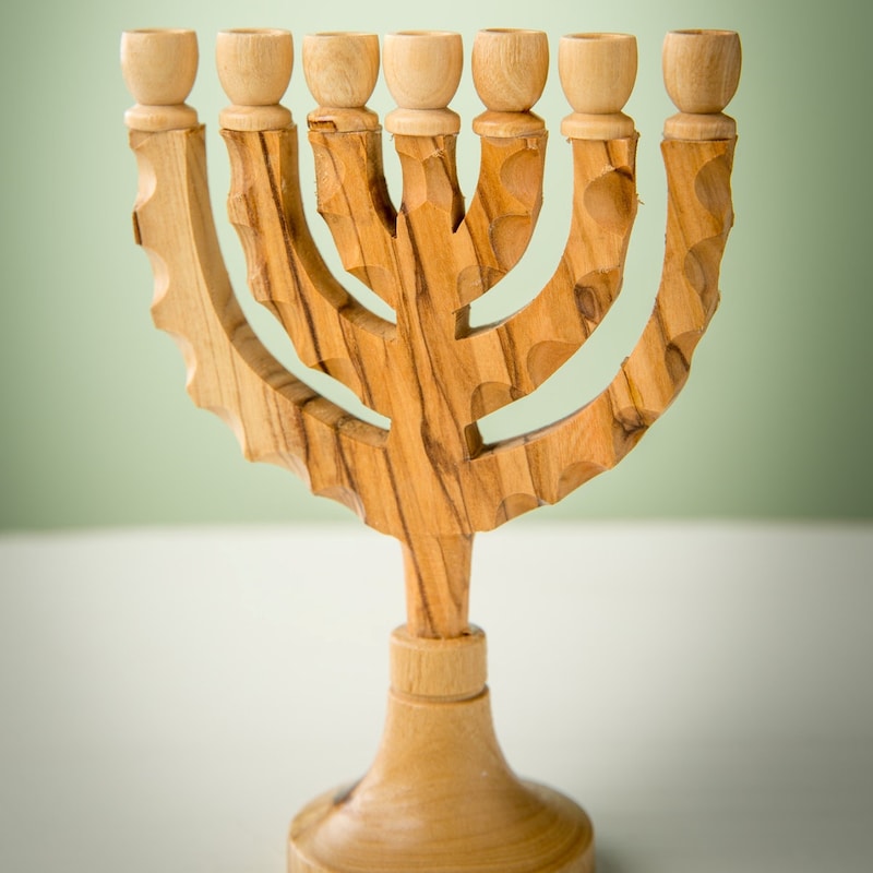 Wood Menorah - Etsy