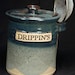 DRIPPINGS JAR, Bacon Grease Strainer, Grease Jar, Drippings Container ...