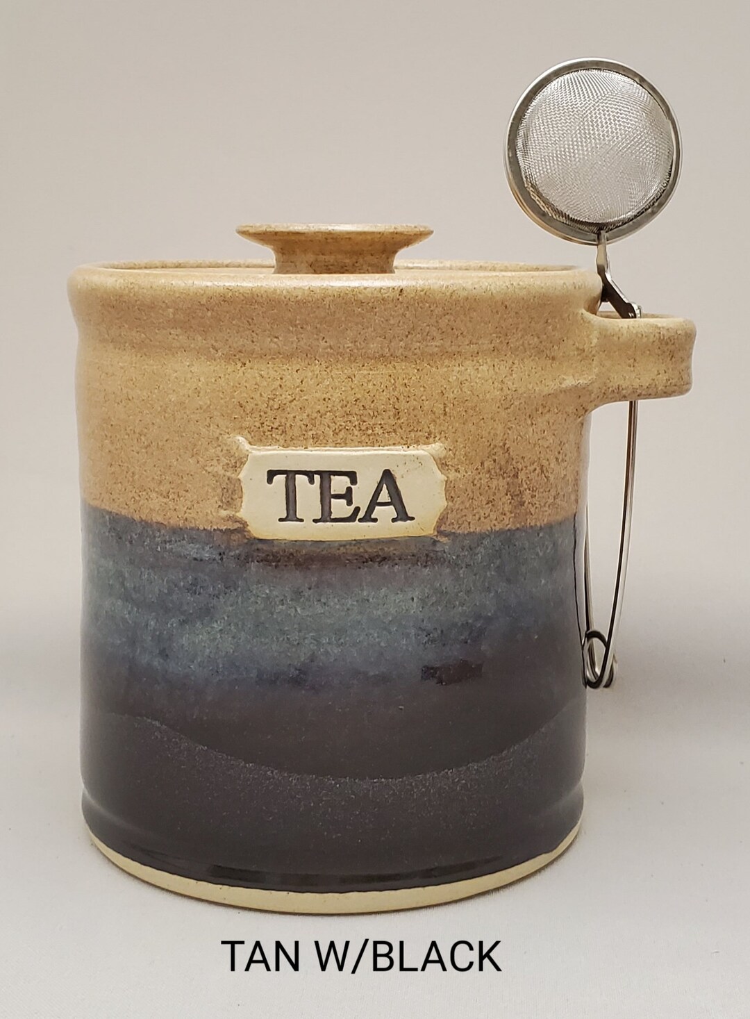 Lidded Tea Cannister, Tea Caddy, Tea Container, Loose Tea Keeper ...