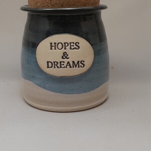 HOPES & DREAMS Jar, Hopes, Dreams, Desires, Wants, Fantasies, Wishes ...