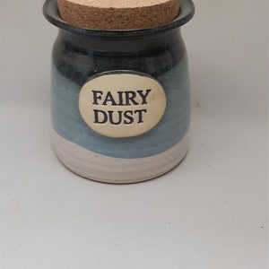 FAIRY DUST Jar, Money Container, Candy Jar, Cute Ceramic Bank, Pottery ...