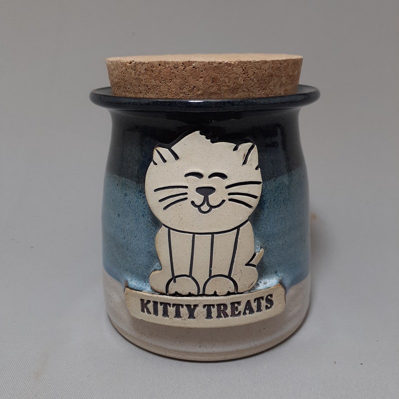 Cat Treat Jar - Etsy