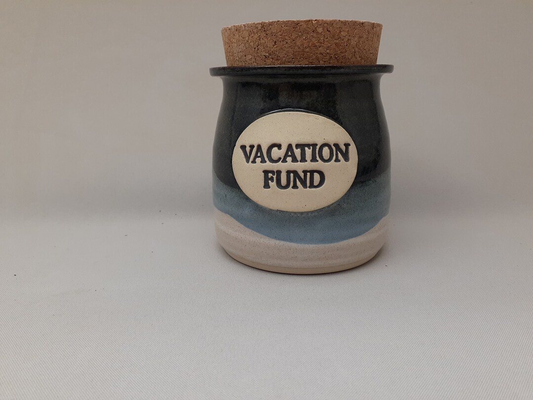 VACATION FUND Jar, Trip Money, Road Trip Cash, Adventure Funds ...