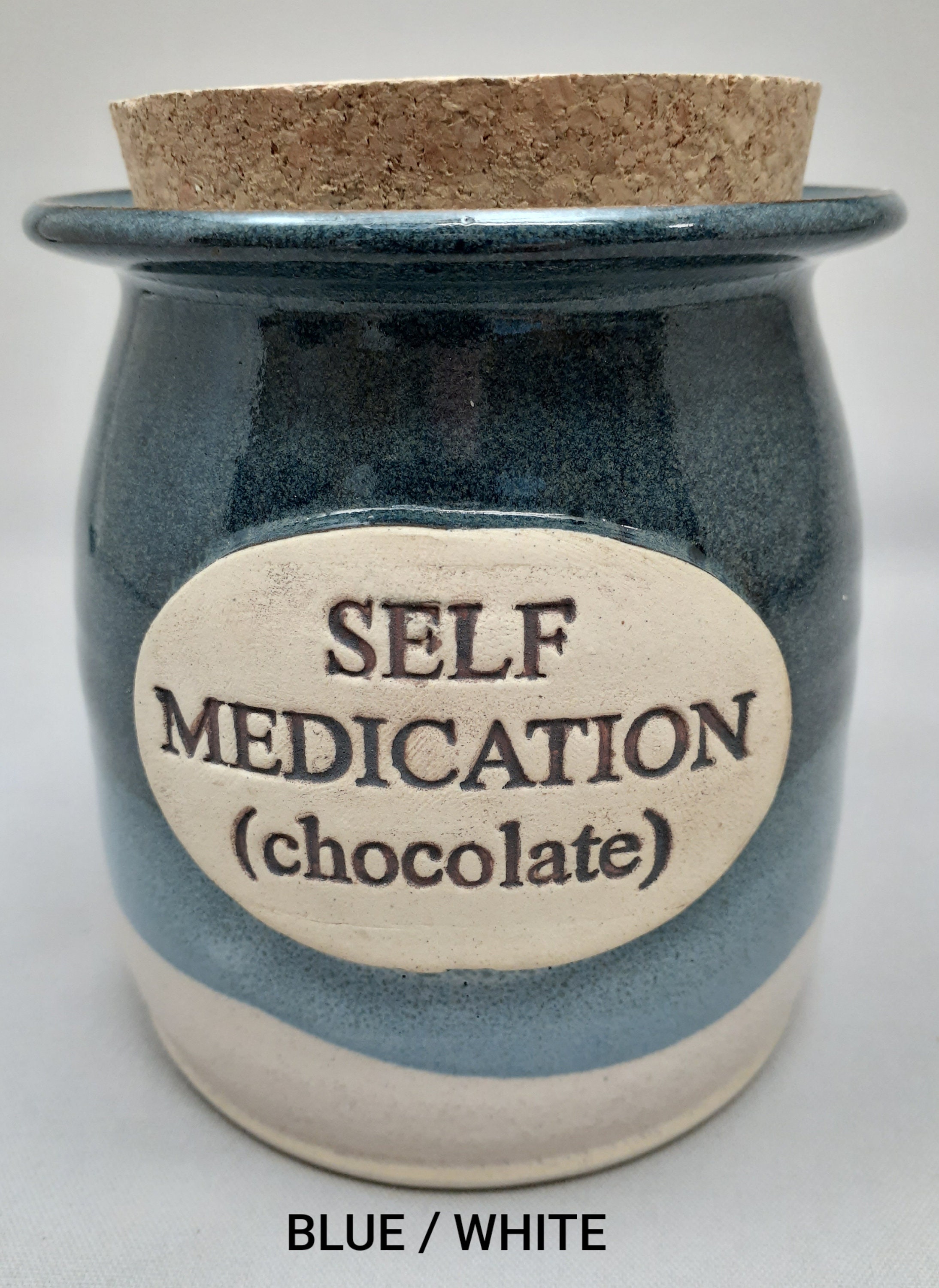 SELF MEDICATION CHOCOLATE Jar Chocolate Container Ready to | Etsy