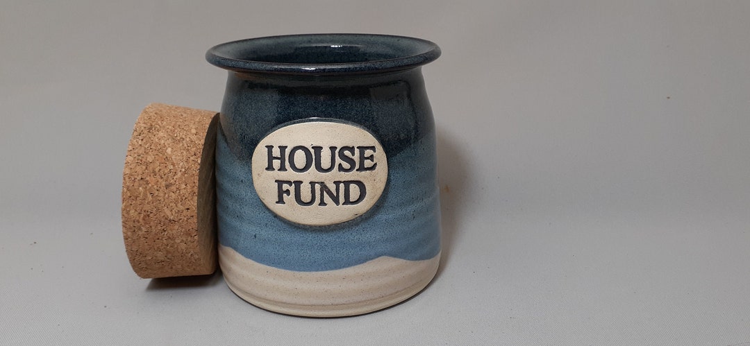 HOUSE FUND Jar, Sayings Jar, Word Jar, House Money Container,remodeling ...