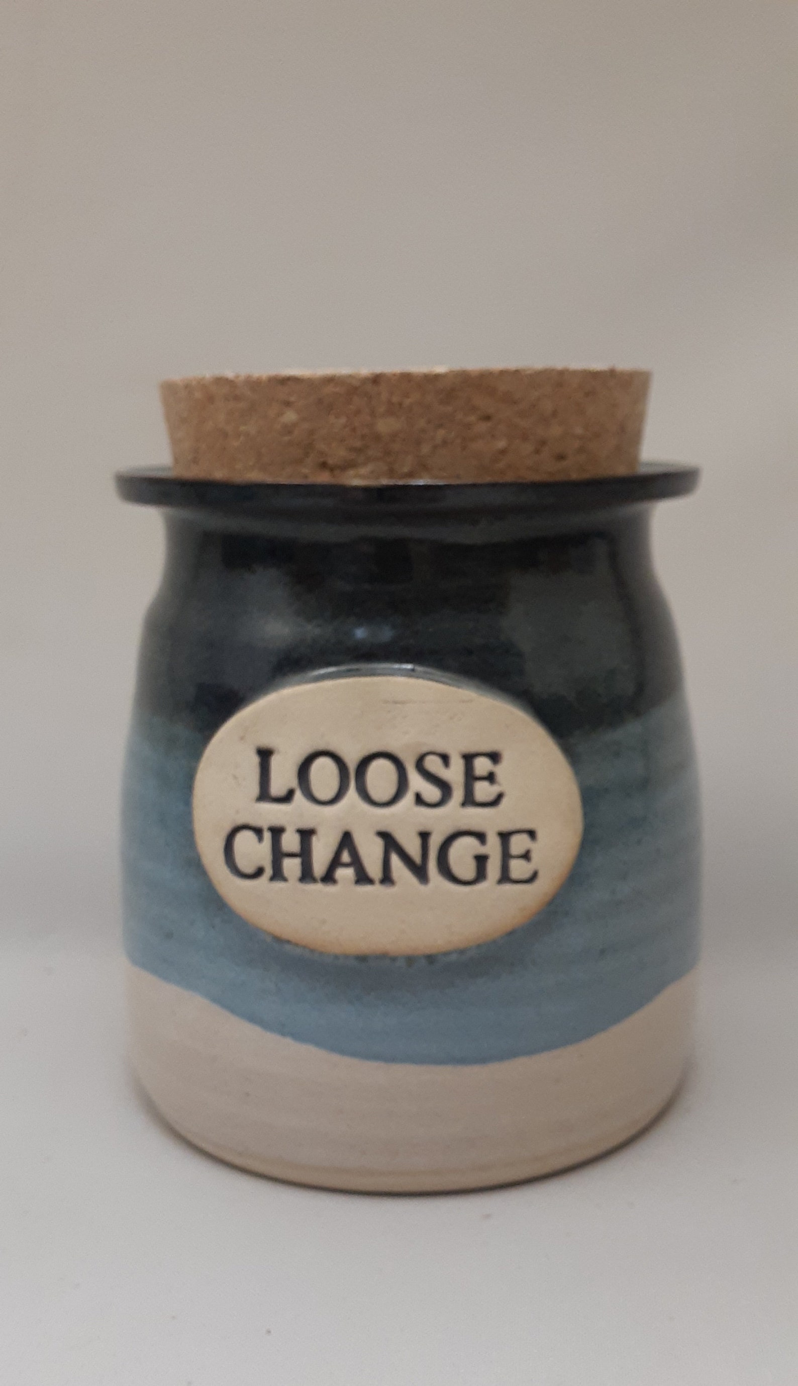 LOOSE CHANGE JAR Money Jar Coin Holder Pottery Cash - Etsy