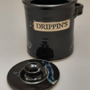 DRIPPINGS JAR, Bacon Grease Strainer, Grease Jar, Drippings Container ...