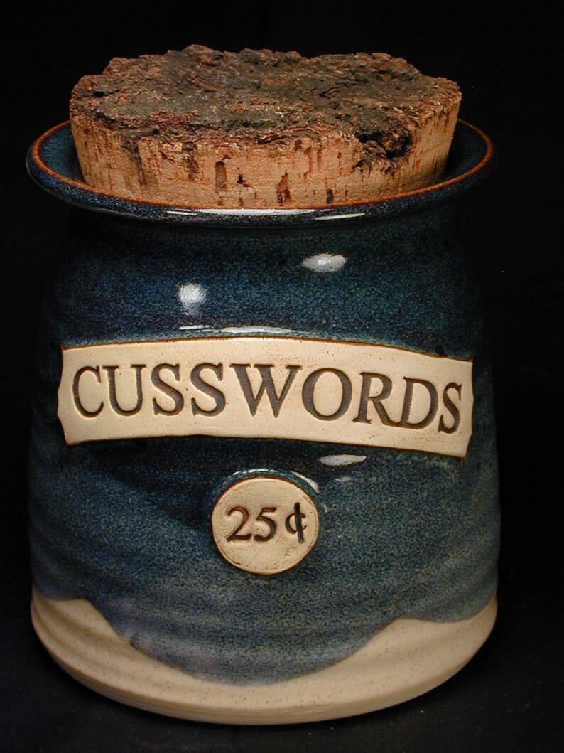 CUSTOM SAYINGS JAR Personalized Jar Stoneware Word Jar - Etsy