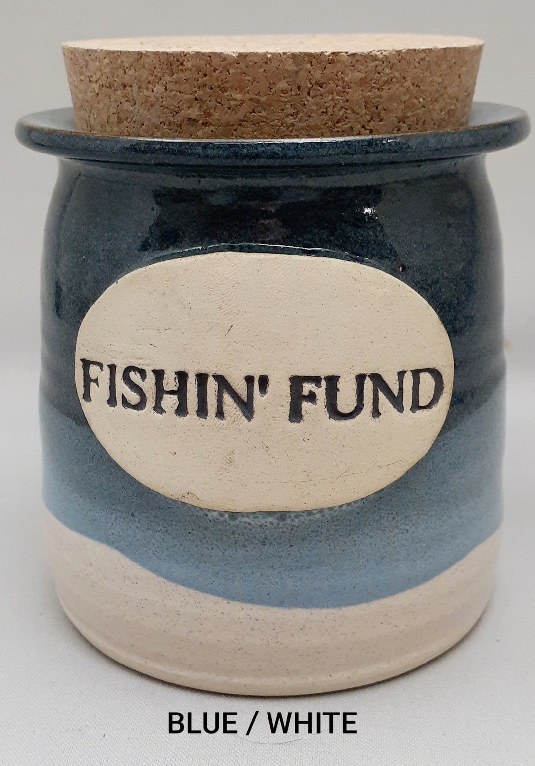 FISHIN' FUND Jar, Fishing Equipment Money, Lures Cash, Bait Money ...