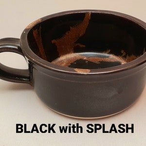 LARGE SOUP MUG, 20 Oz Soup Bowl, Pottery Chili or Gumbo Bowl With ...