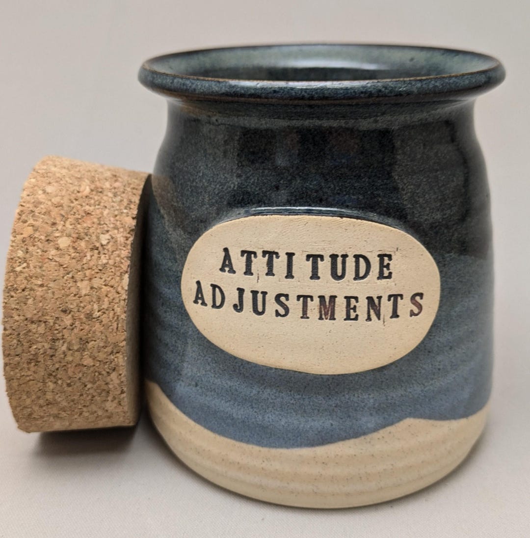 ATTITUDE ADJUSTMENT Jar, Teacher Gift, Parent Gift, Teenager Gift, Desk ...