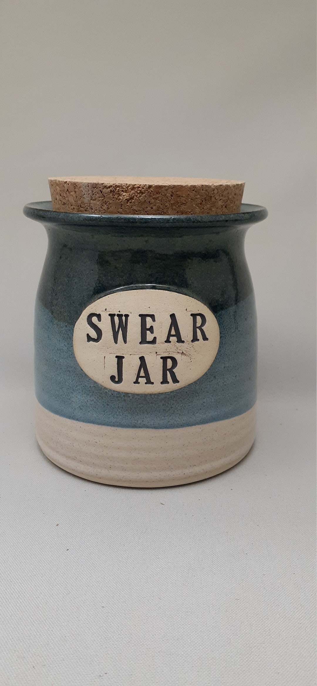 SWEAR Jar, Funny Cuss Jar, Cussing Money, Lidded Money Jar, Loose ...
