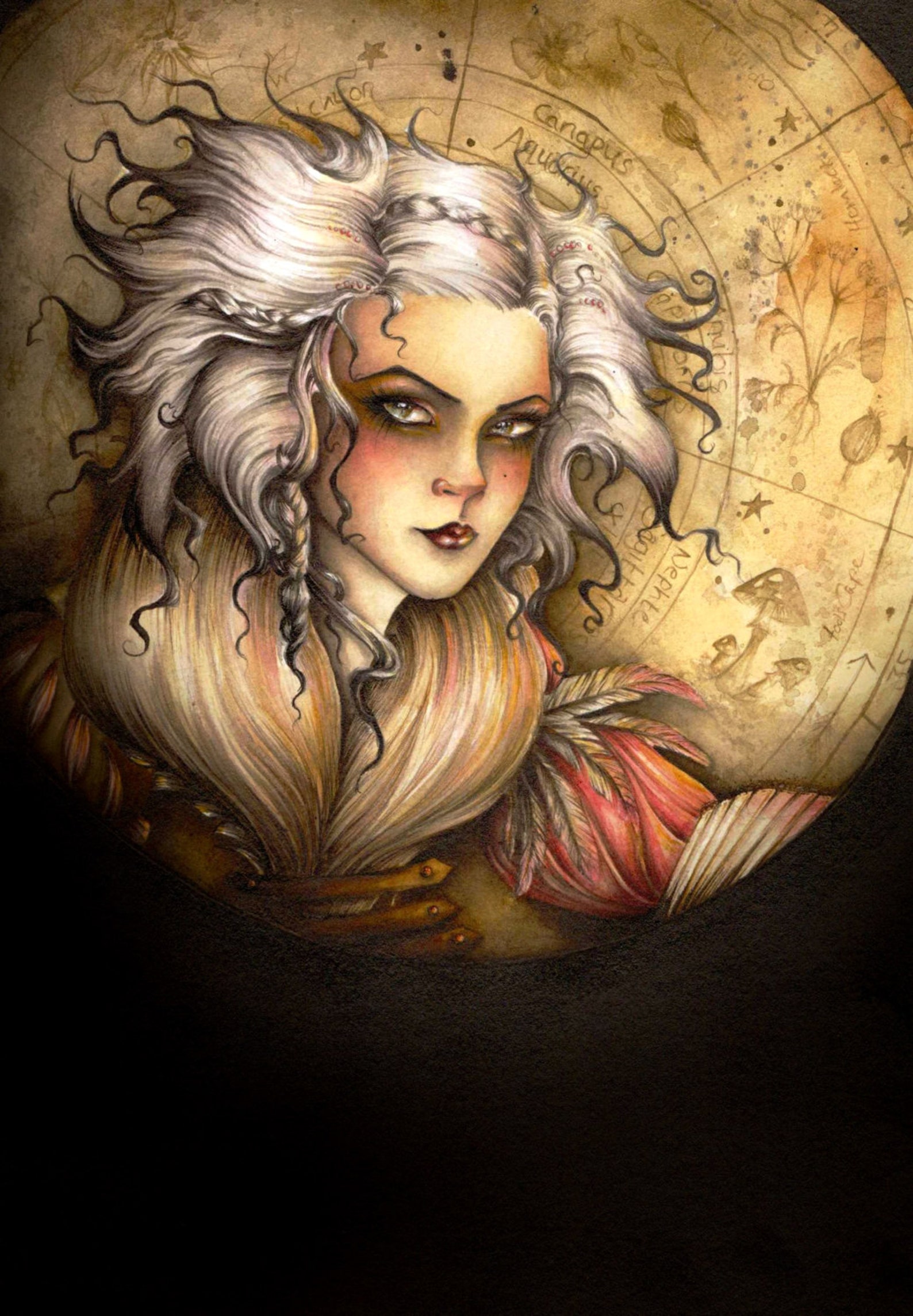 Original 'lacusta of Gaul' Painting - Etsy