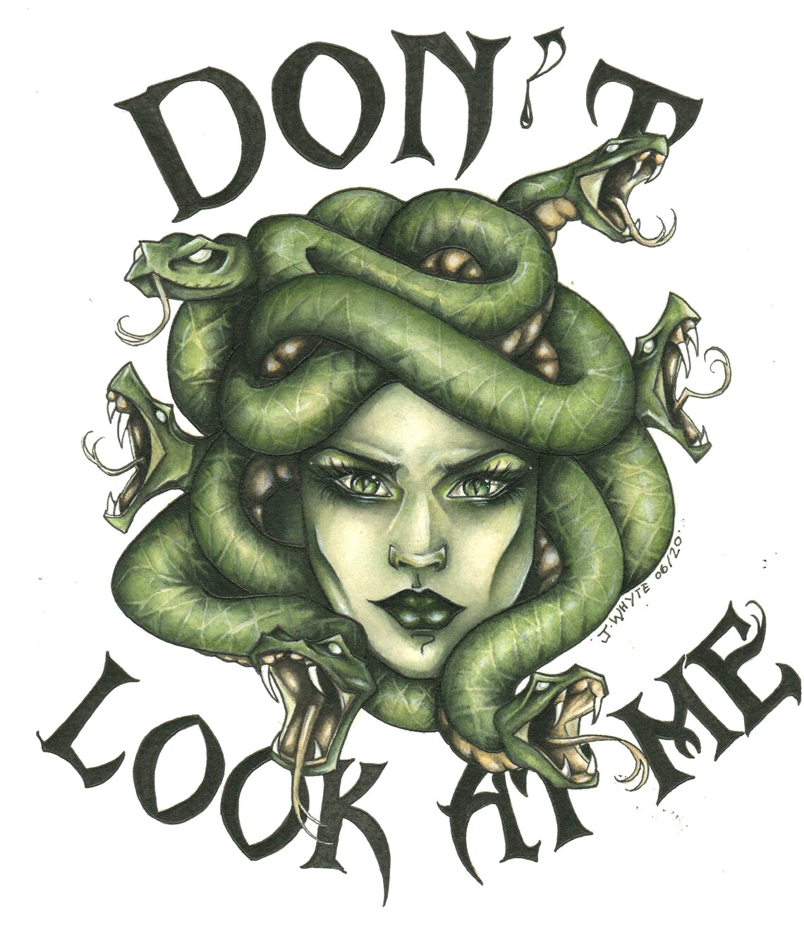 Vinyl Sticker Medusa - Etsy