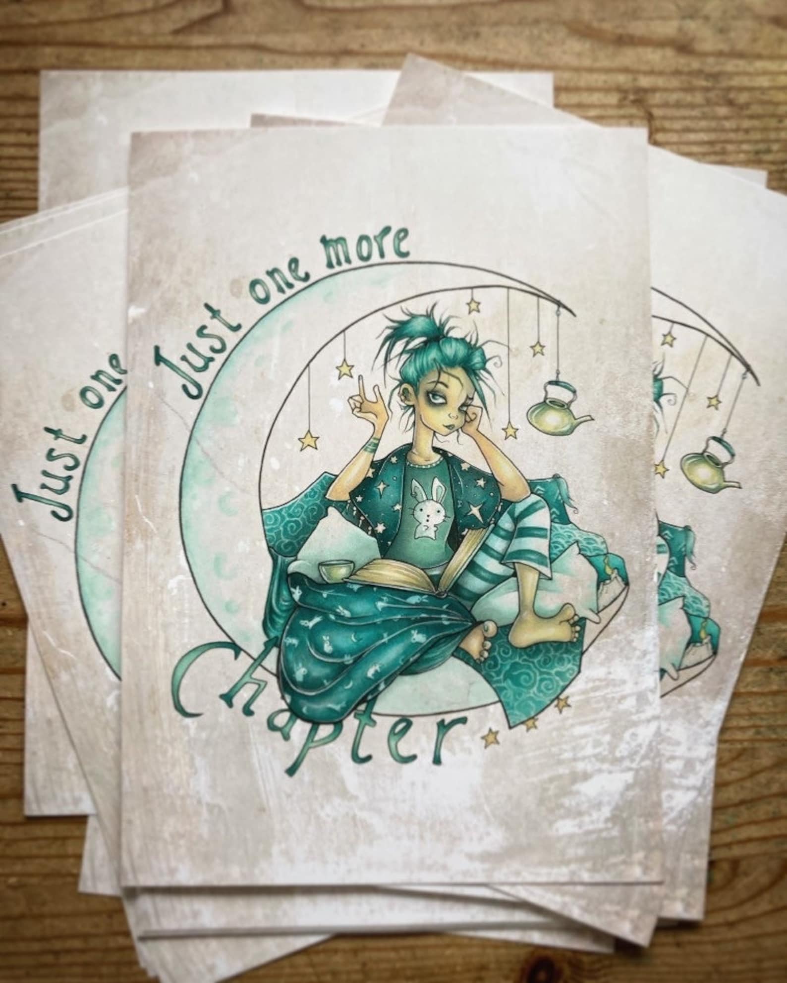 Just One More Chapter A4 Print - Etsy