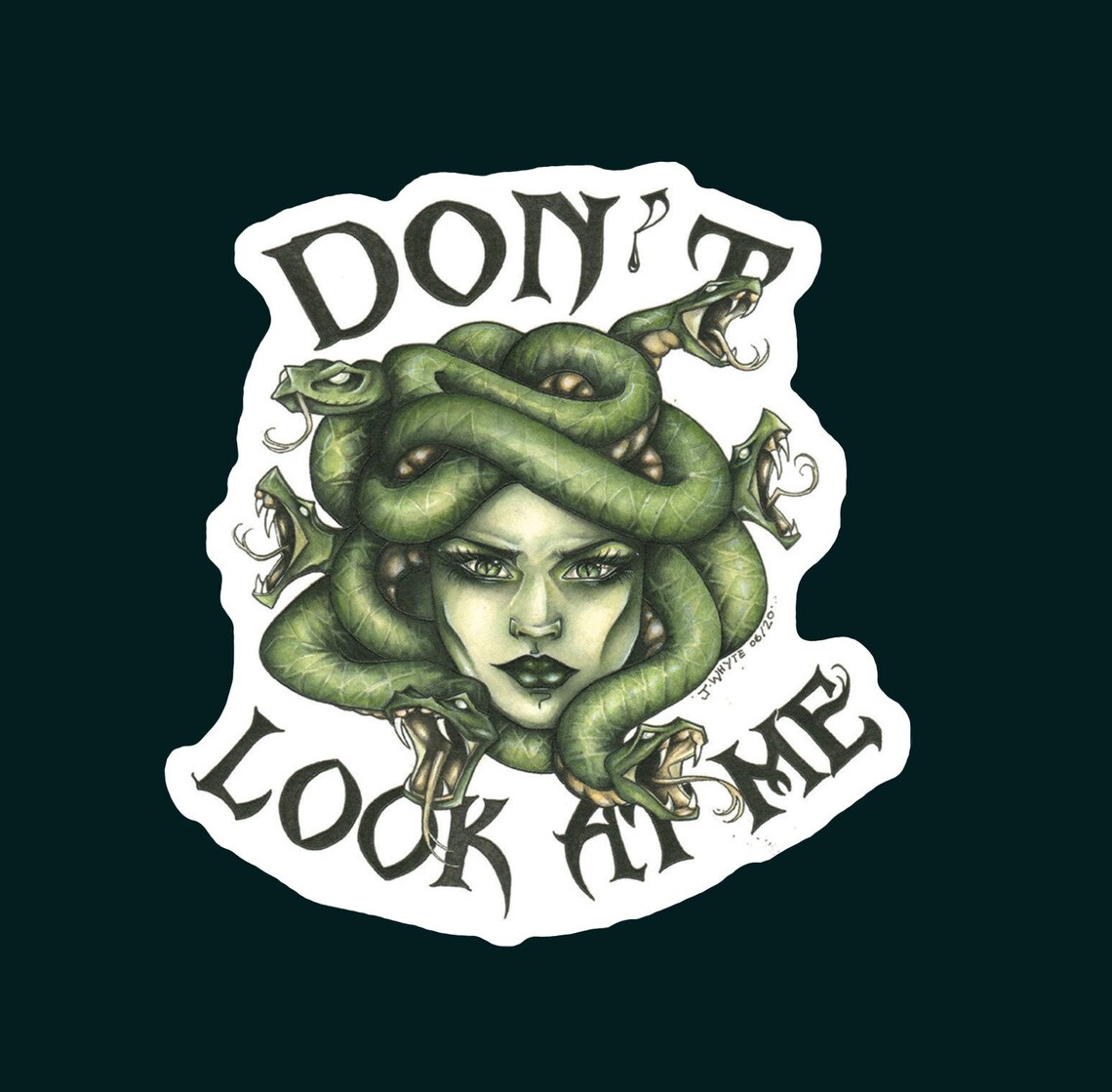 Vinyl Sticker Medusa - Etsy