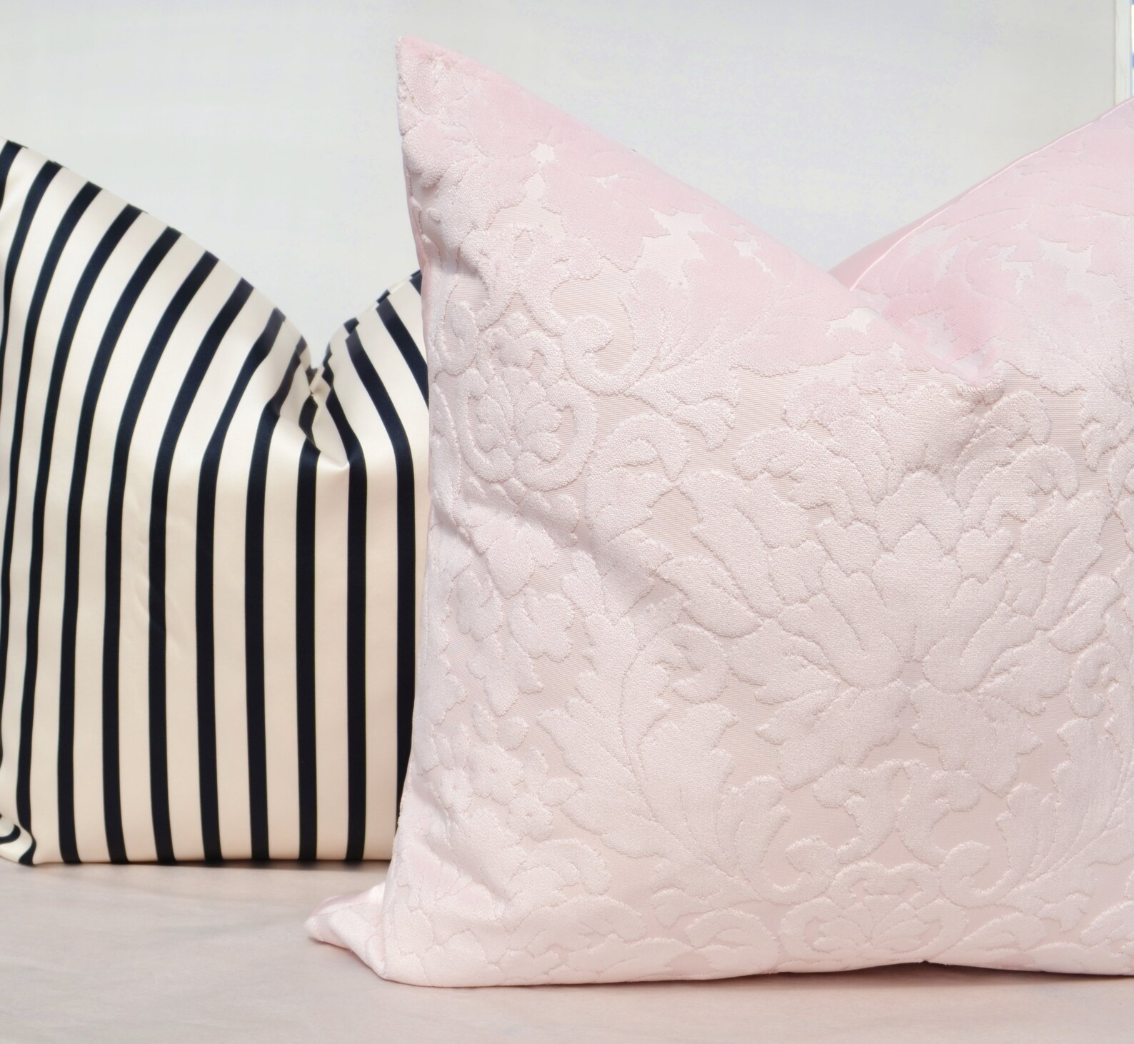 Pink Velvet Pillow Cover Pink Pillow Cover Damask Pink - Etsy