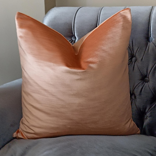 Salmon Velvet Pillow - Etsy