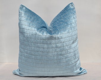 Blue Velvet Pillows - Etsy