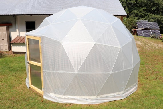 16 Ft Diameter Geodesic Dome Greenhouse Kit With Translucent - Etsy