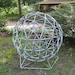 Geodesic Sphere Sculpture, Metal Yard Art, Over 4 Ft High - Etsy