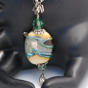 Tranquil Silvery Fields of Green Necklace Price Reduced - Etsy