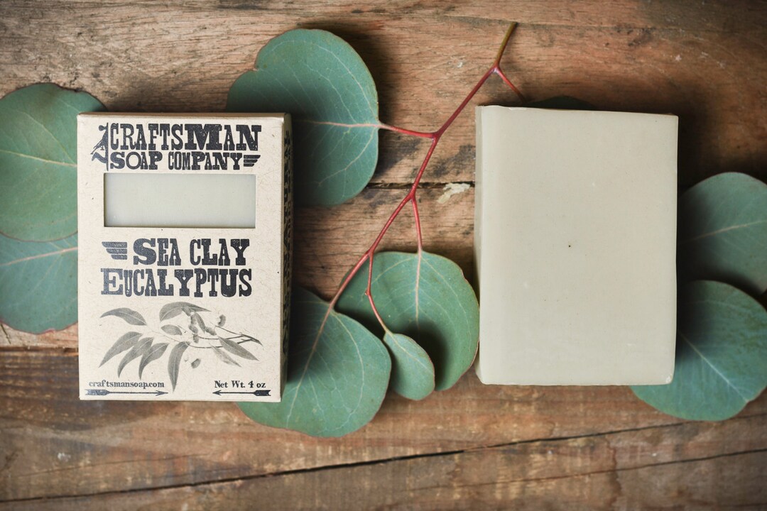 Sea Clay Eucalyptus. Eucalyptus Bar Soap. 100% All-natural Handmade. - Etsy