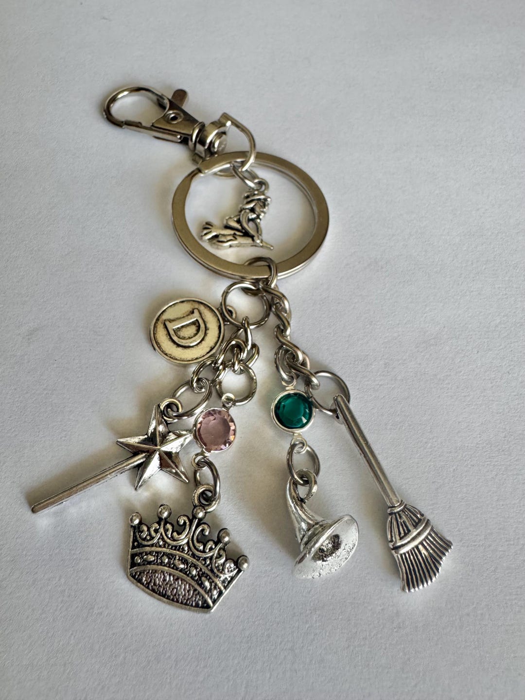 Personalized WICKED Key Ring Key Chain Purse Charm With Swarovksi ...