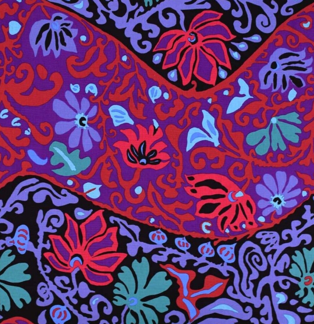 Kaffe Fassett Bali Brocade PWBM069.PURPLE - Etsy