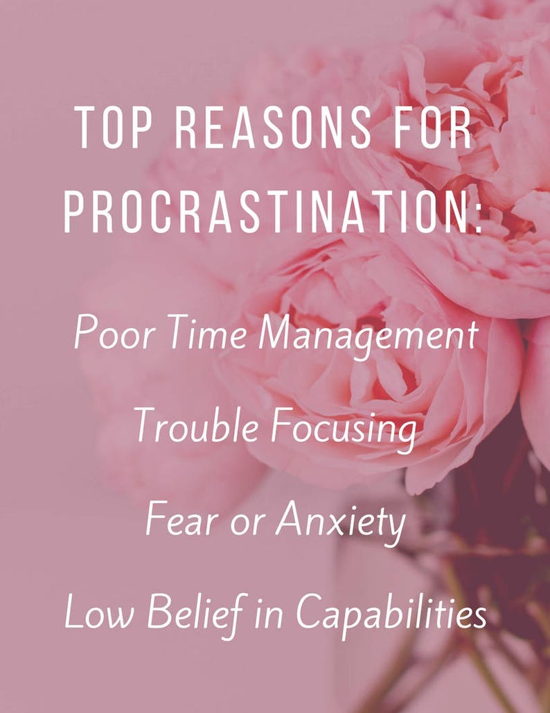An Utterly Practical Guide to Overcoming Procrastination - Etsy